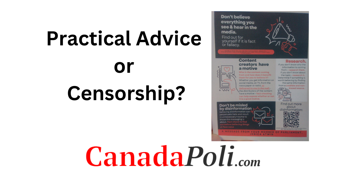 Concerns Raised Over MP's Leaflet on Media Literacy and Misinformation ...